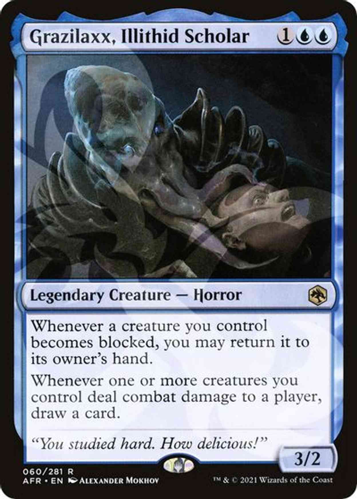 Grazilaxx, Illithid Scholar Price from mtg AFR Ampersand Promos
