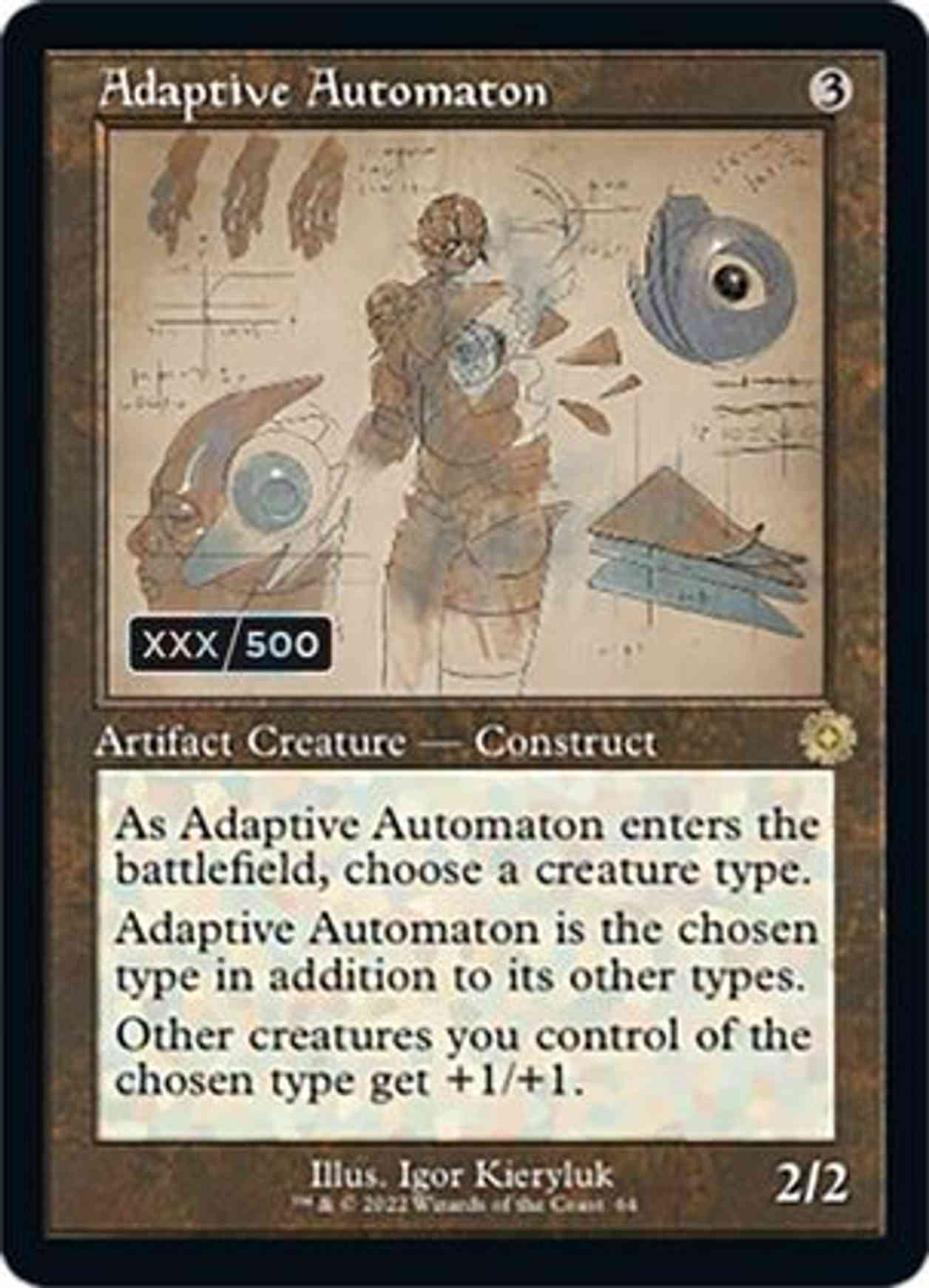 Adaptive Automaton (Schematic) (Serial Numbered) Price from mtg The ...