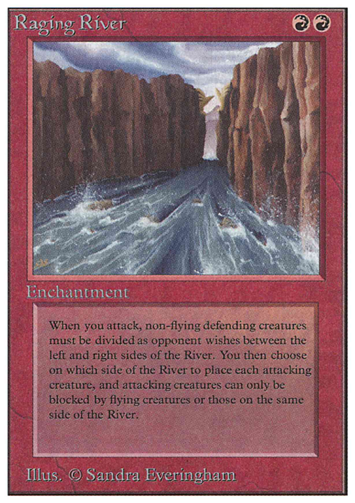 Raging River Price from mtg Unlimited Edition