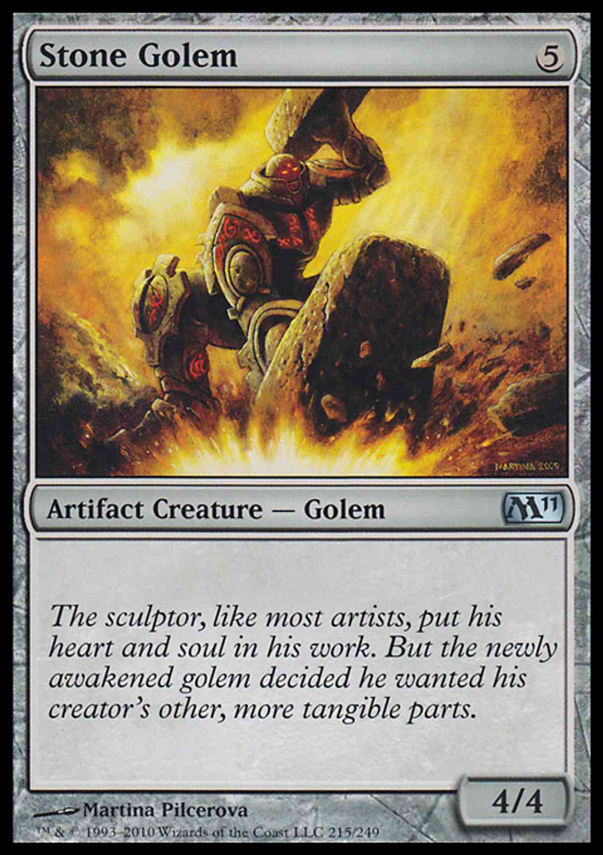 Stone Golem Price from mtg Magic 2011