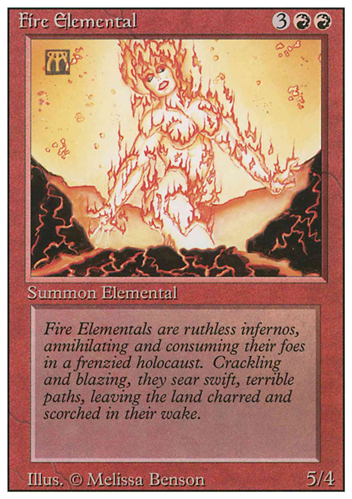 Fire Elemental Price from mtg Revised Edition