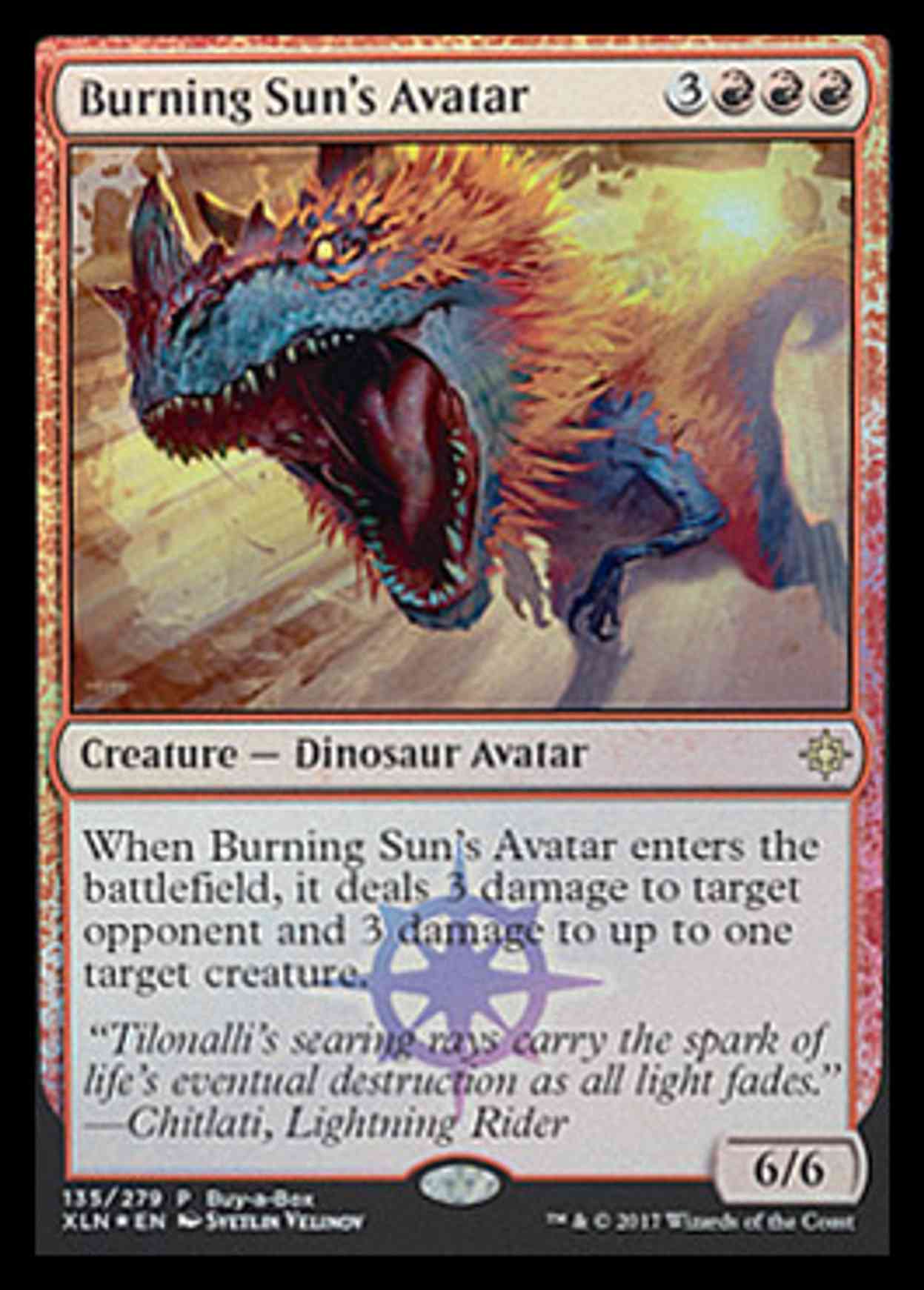 Burning Sun's Avatar Price from mtg Buy-a-Box Promos