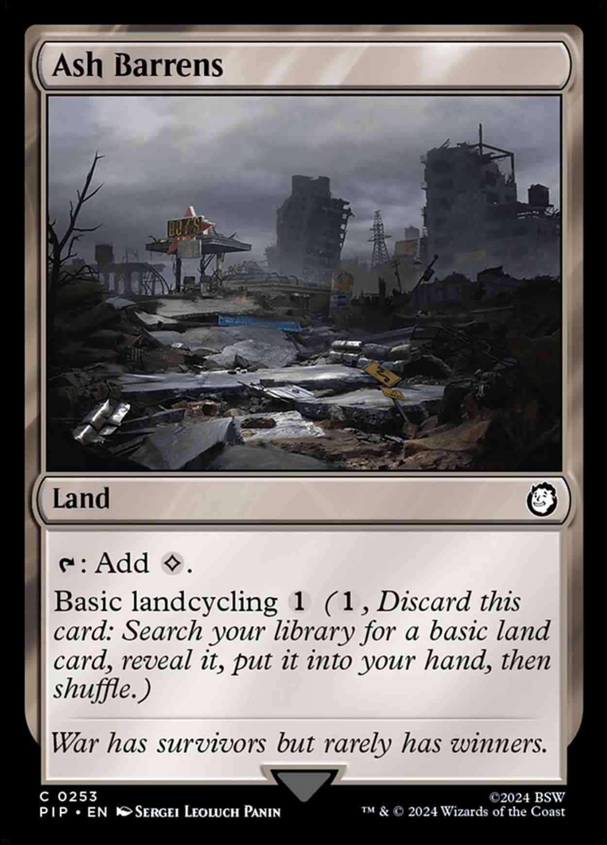 Ash Barrens Price from mtg Universes Beyond: Fallout