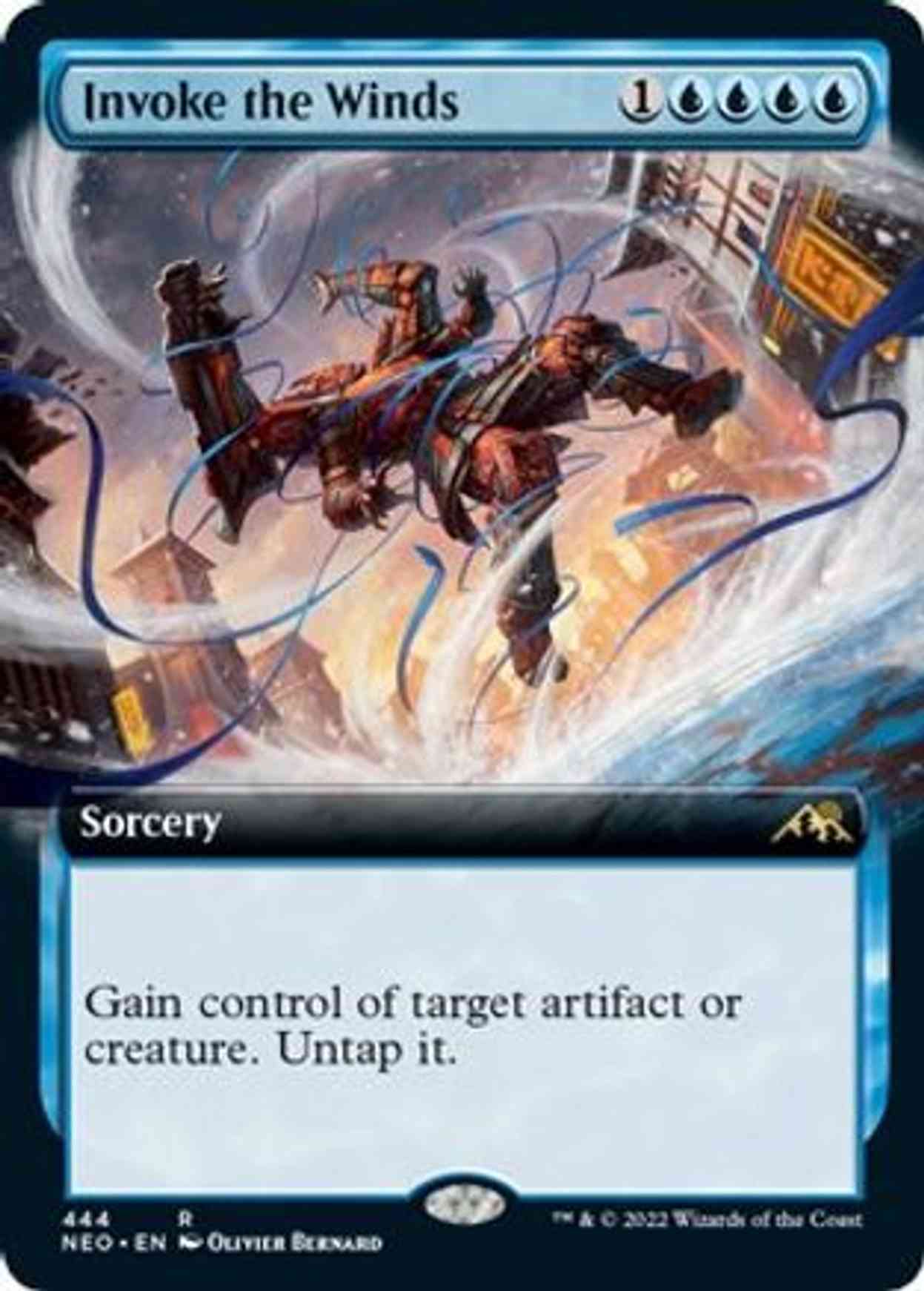 Invoke the Winds (Extended Art) Price from mtg Kamigawa: Neon Dynasty