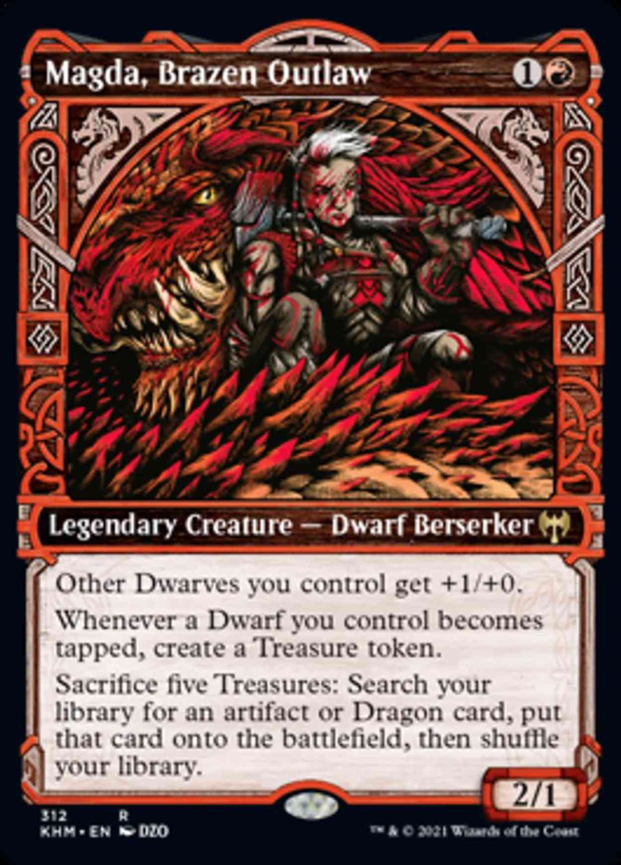 Magda, Brazen Outlaw (Showcase) Price from mtg Kaldheim
