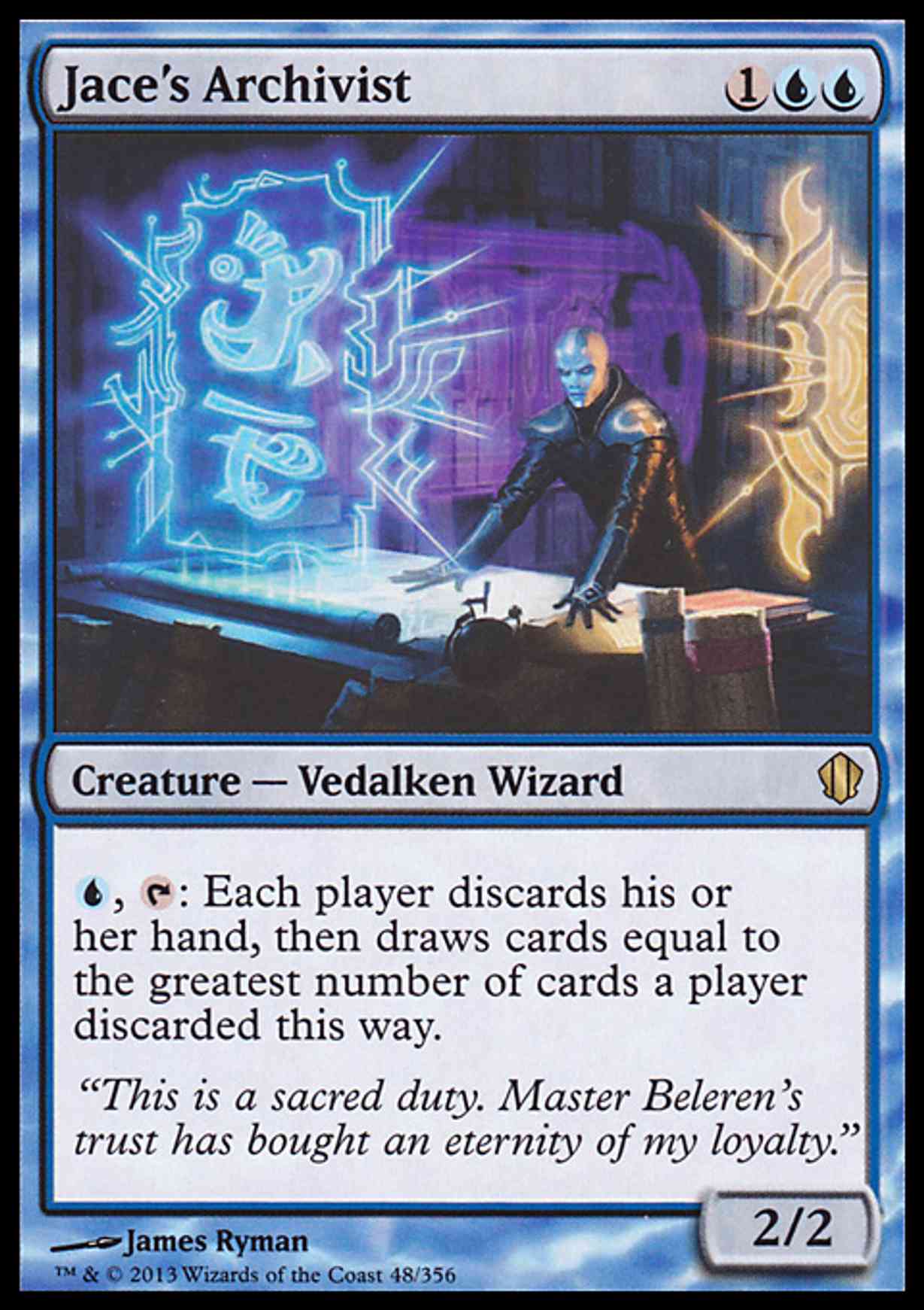 Jace's Archivist Price from mtg Commander 2013 Edition