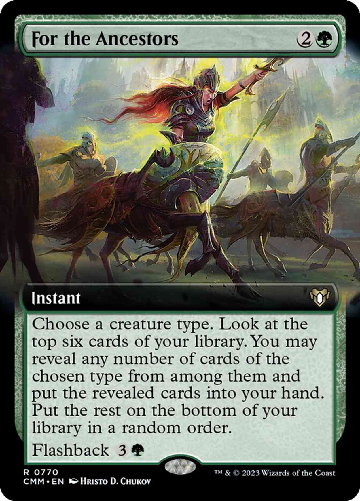 For the Ancestors (Borderless) Price from mtg Commander Masters