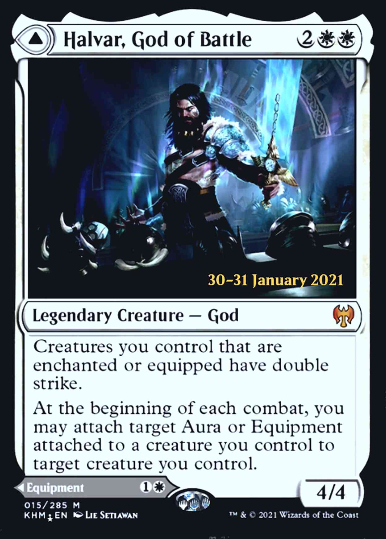 Halvar, God of Battle Price from mtg Prerelease Cards
