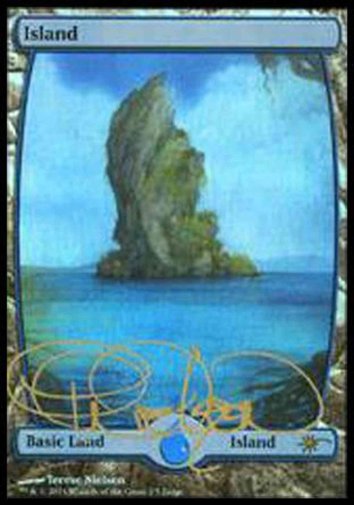 Island - Full Art Price from mtg Judge Promos