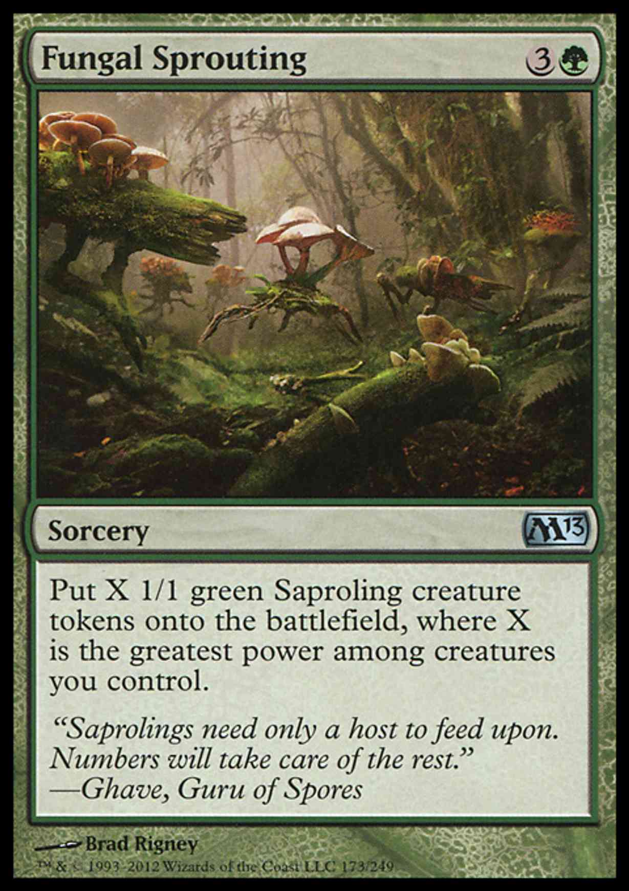Fungal Sprouting Price from mtg Magic 2013