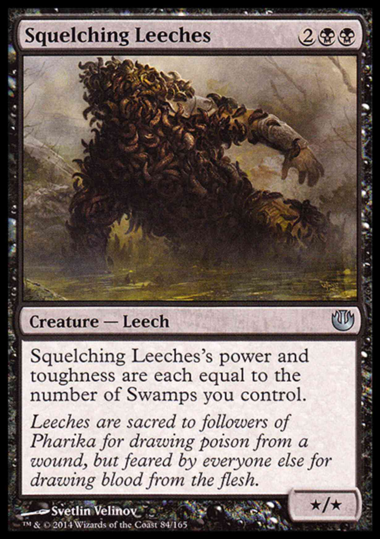 Squelching Leeches Price from mtg Journey into Nyx