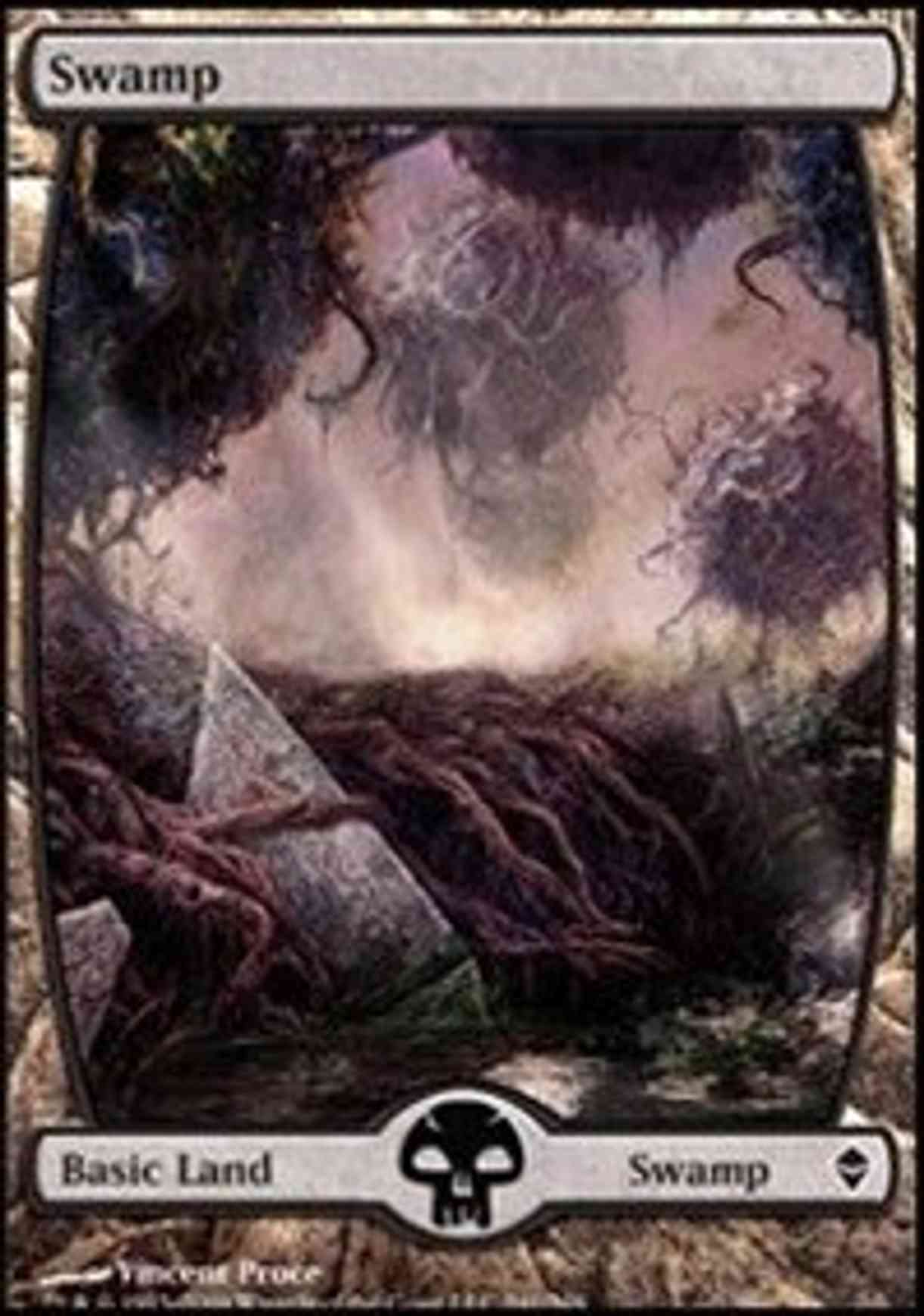 Swamp (241) - Full Art Price from mtg Zendikar