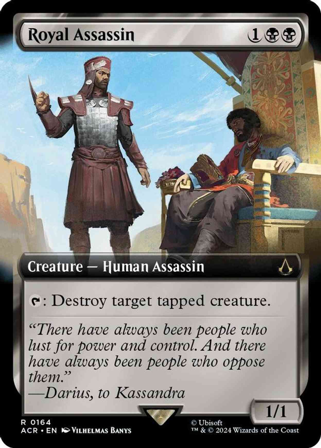 Royal Assassin (Extended Art) Price from mtg Universes Beyond: Assassin ...