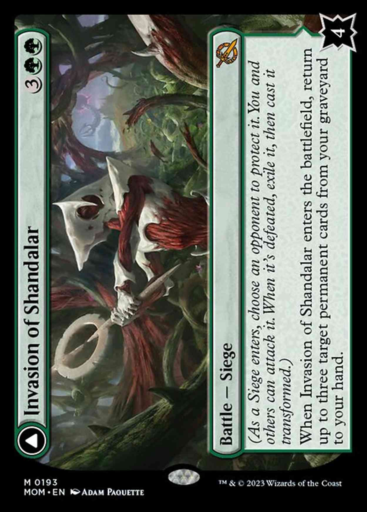 Invasion of Shandalar Price from mtg March of the Machine