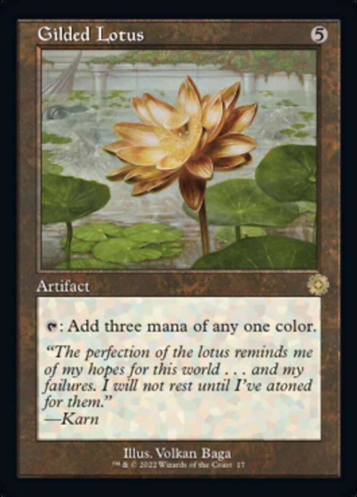 Gilded Lotus Price from mtg The Brothers' War Retro Artifacts