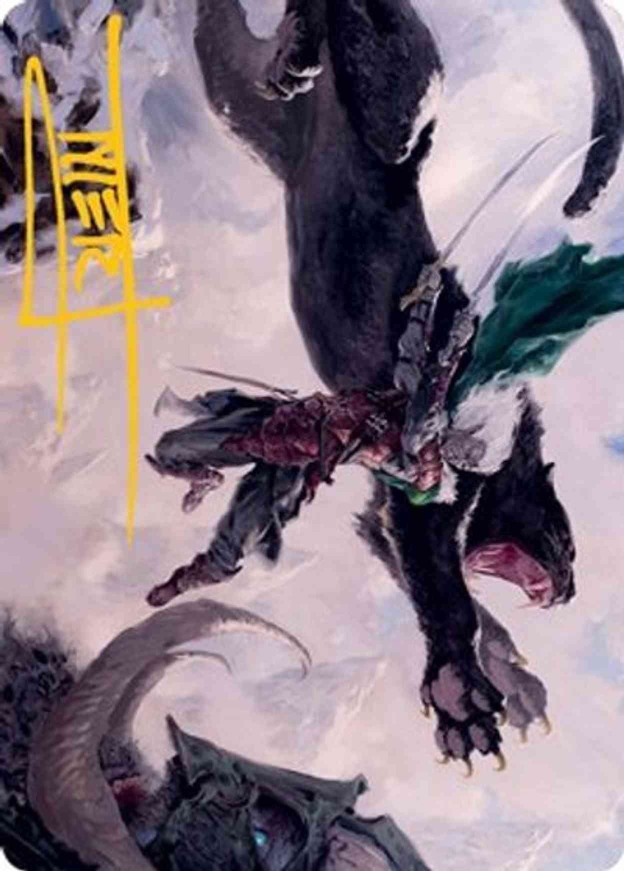 Drizzt Do'Urden Art Card (Gold-Stamped Signature) Price from mtg ...