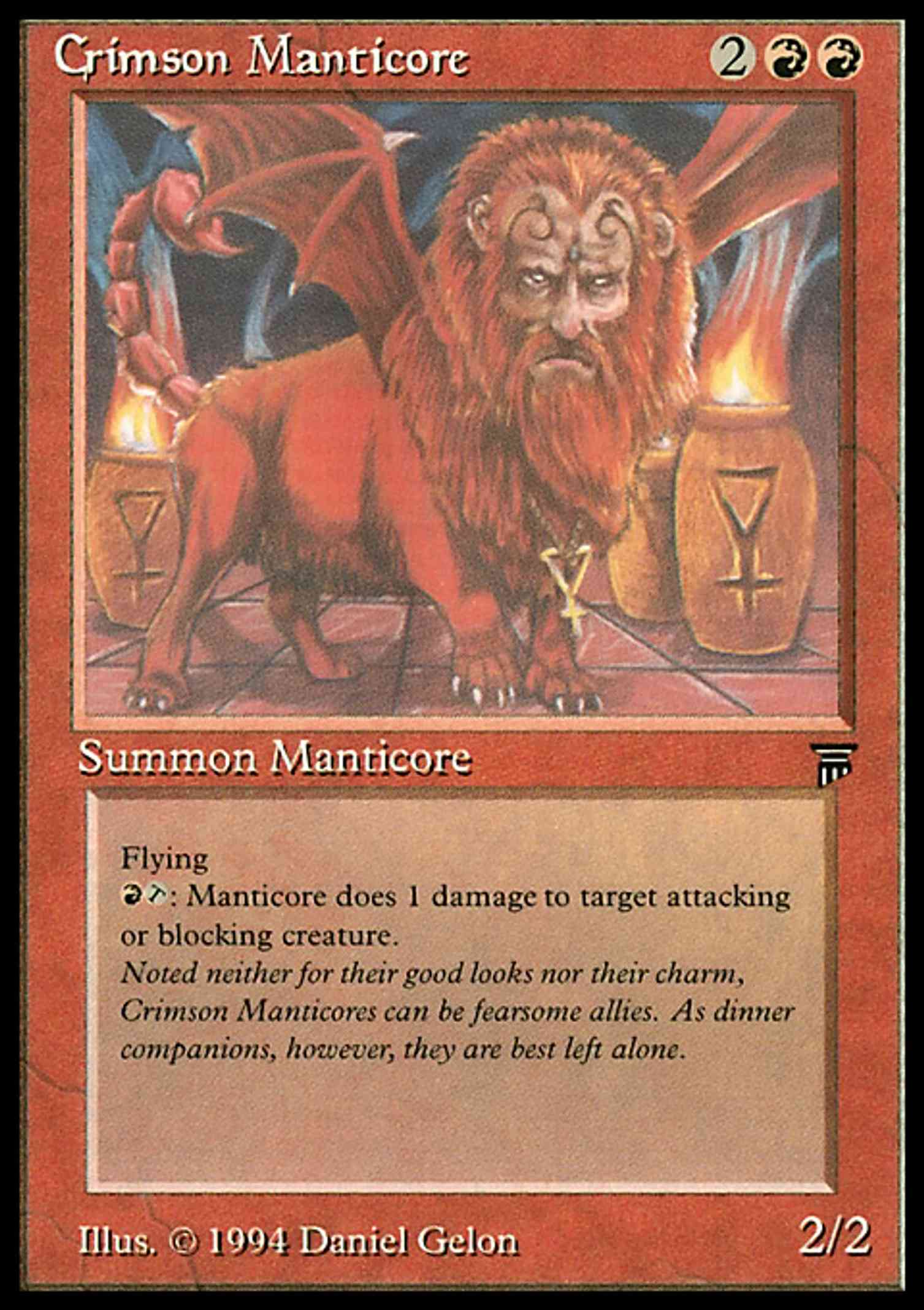 Crimson Manticore Price Legends MTG