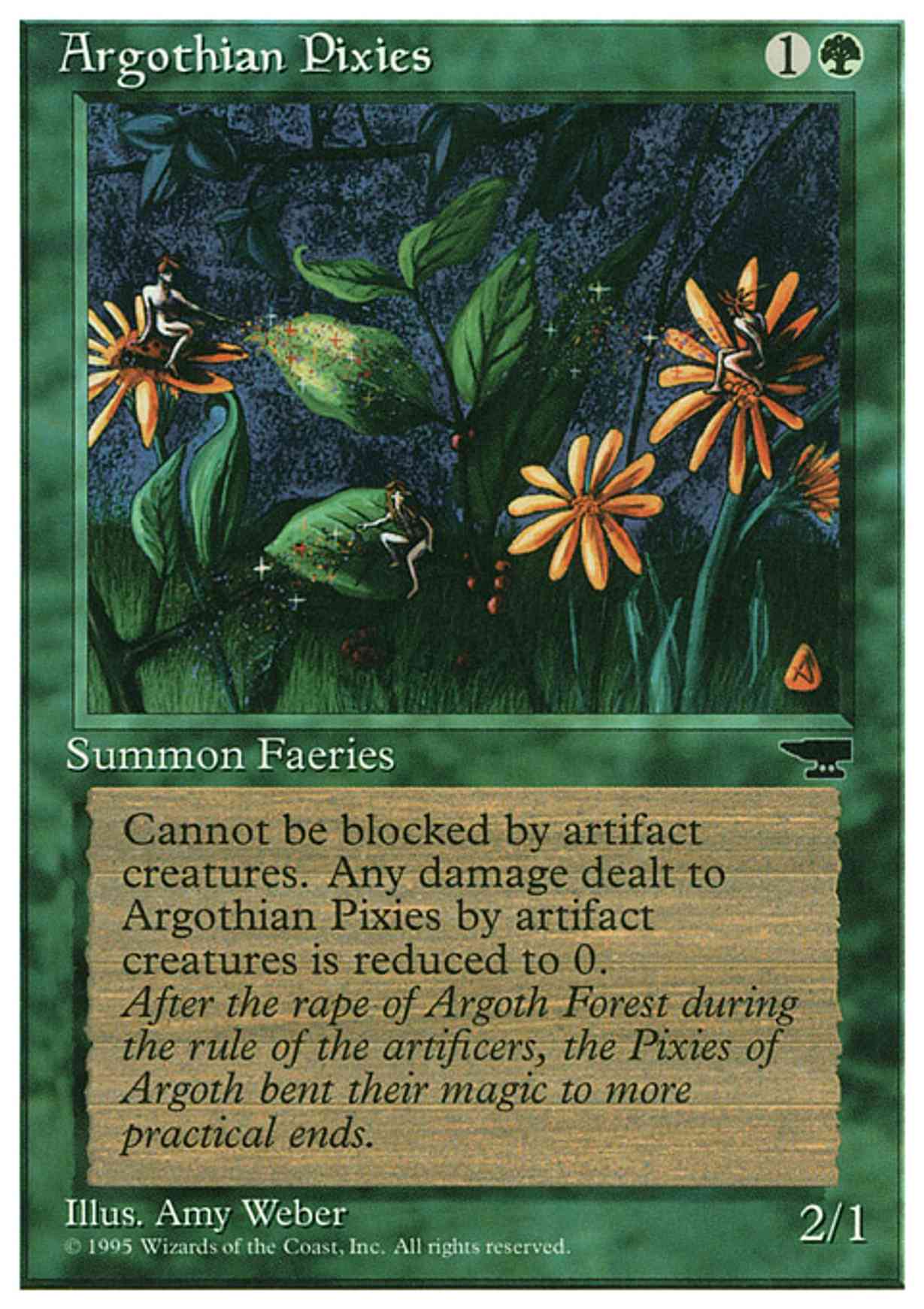 Argothian Pixies Price from mtg Chronicles