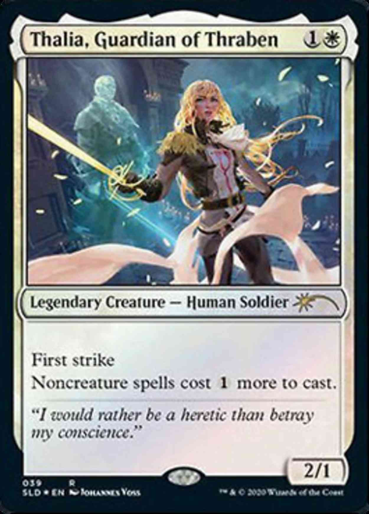 Thalia, Guardian of Thraben (39) Price from mtg Secret Lair Drop Series