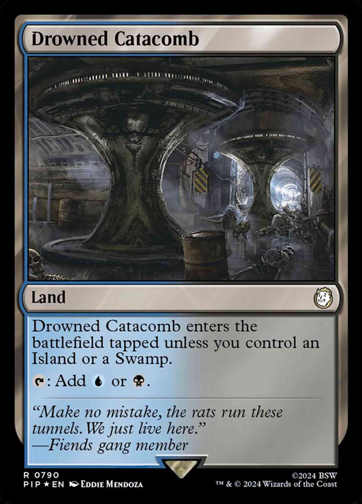 Drowned Catacomb (Surge Foil) Price from mtg Universes Beyond: Fallout