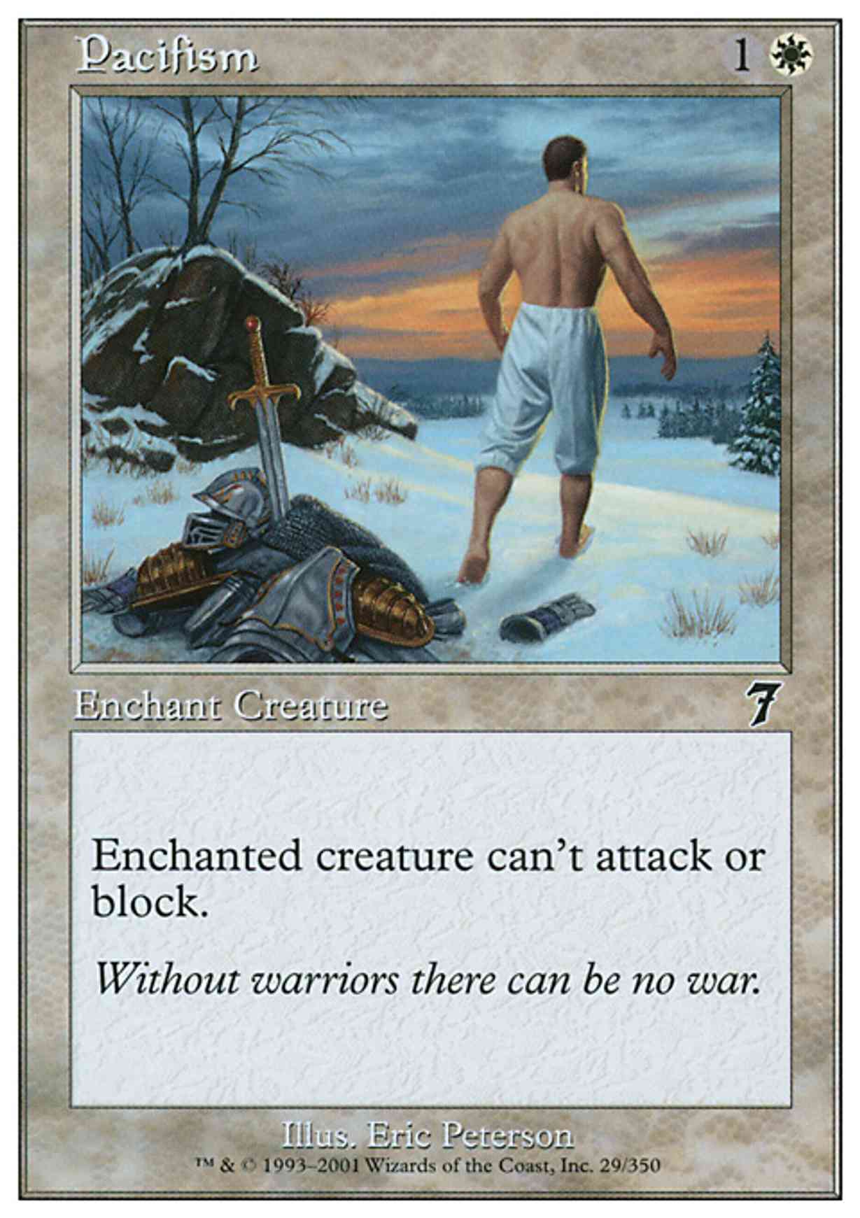Pacifism Price from mtg Seventh Edition