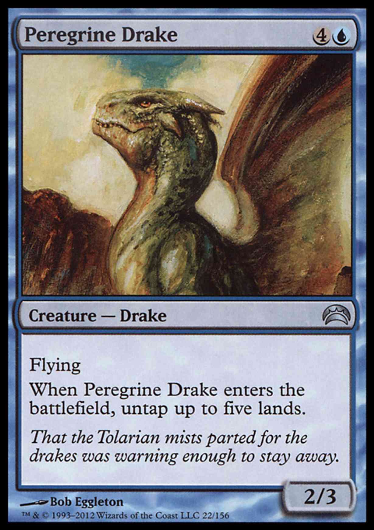 Peregrine Drake Price from mtg Planechase 2012 Edition