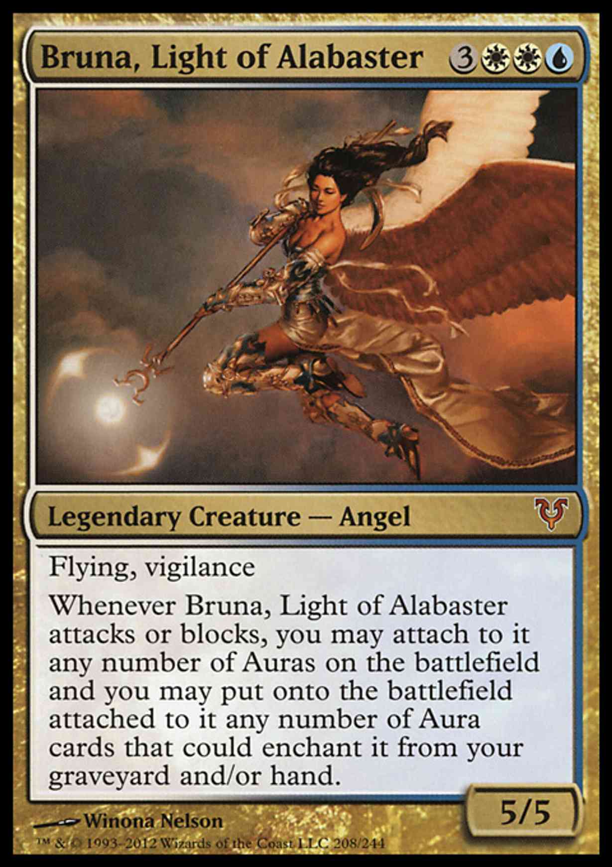Bruna, Light of Alabaster Price from mtg Avacyn Restored