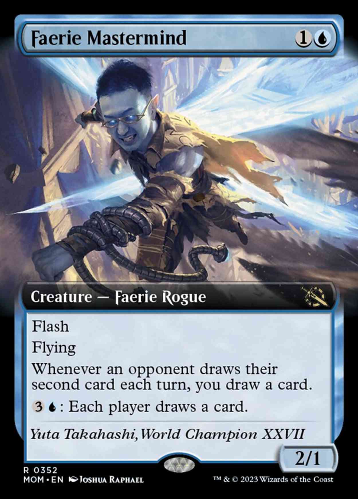 Faerie Mastermind (Extended Art) Price from mtg March of the Machine
