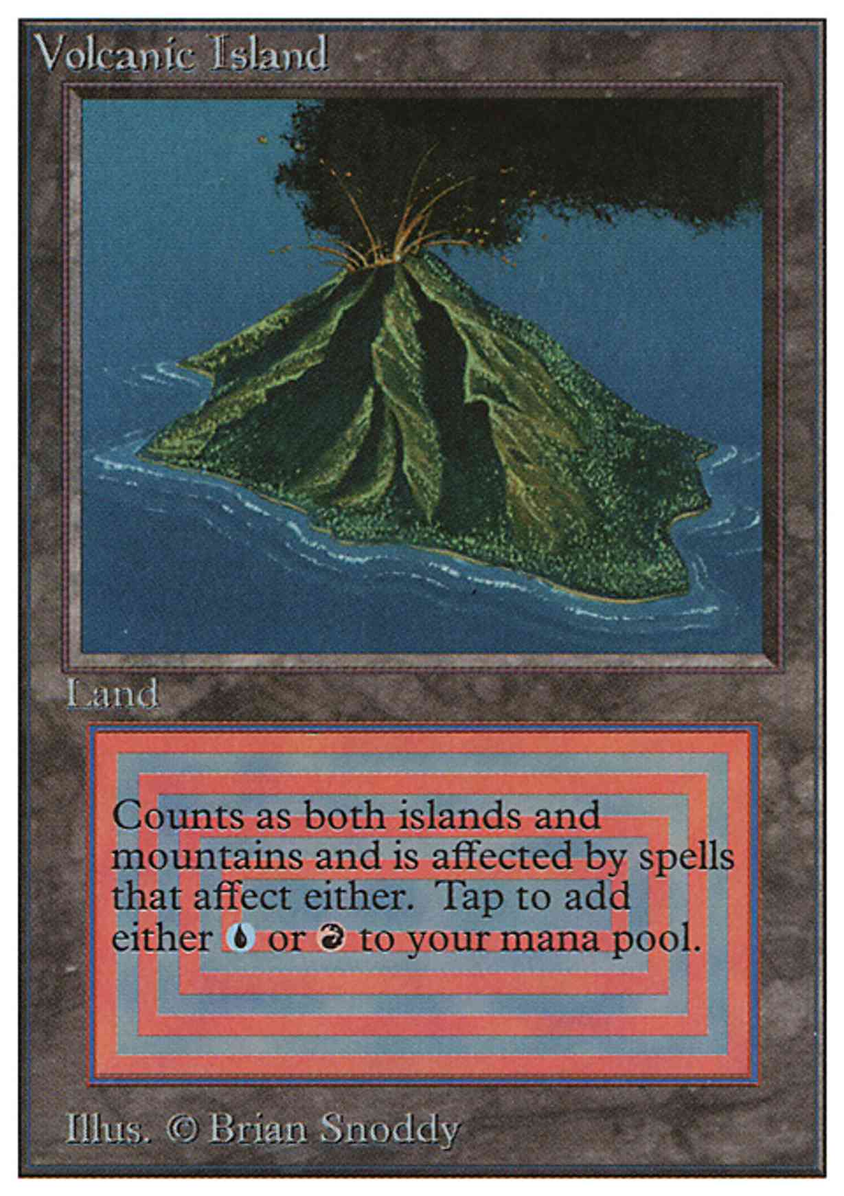 Volcanic Island Price from mtg Unlimited Edition