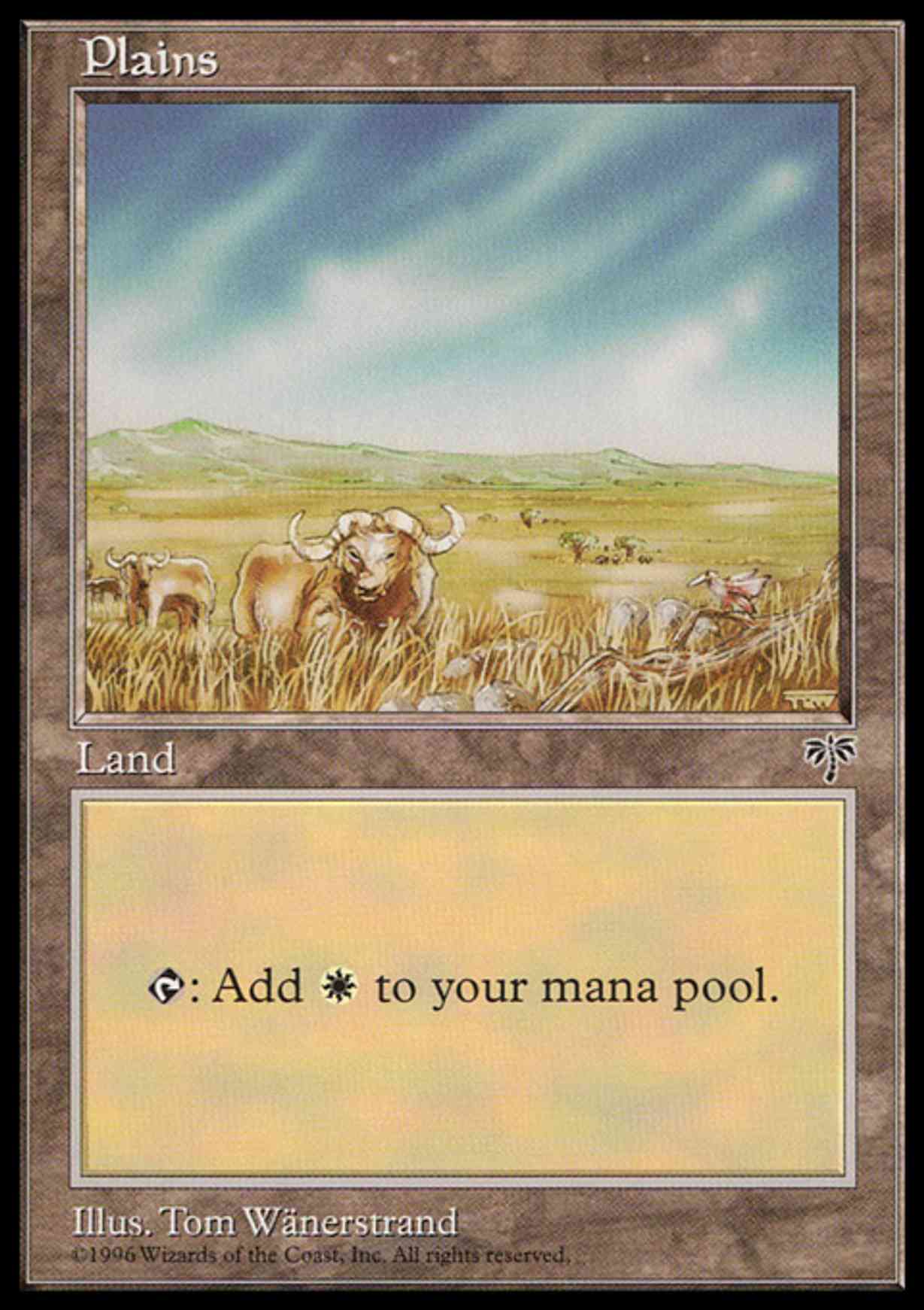 Plains (Buffalo) Price from mtg Mirage