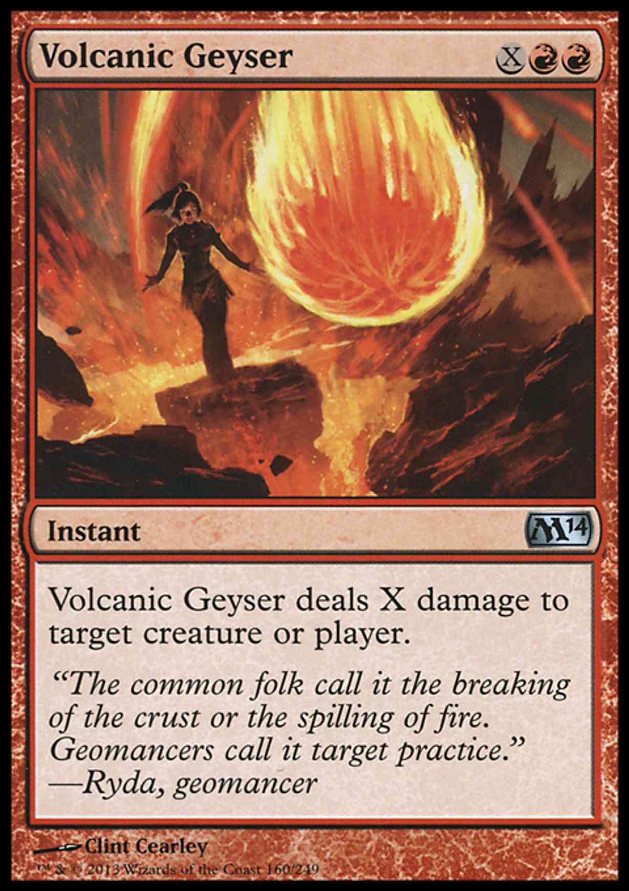Volcanic Geyser Price from mtg Magic 2014 Core Set