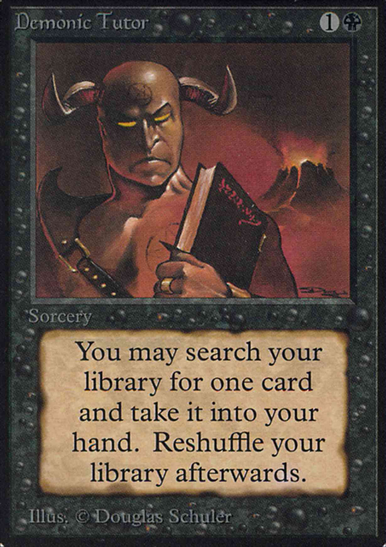 Demonic Tutor Price from mtg Limited Edition Alpha
