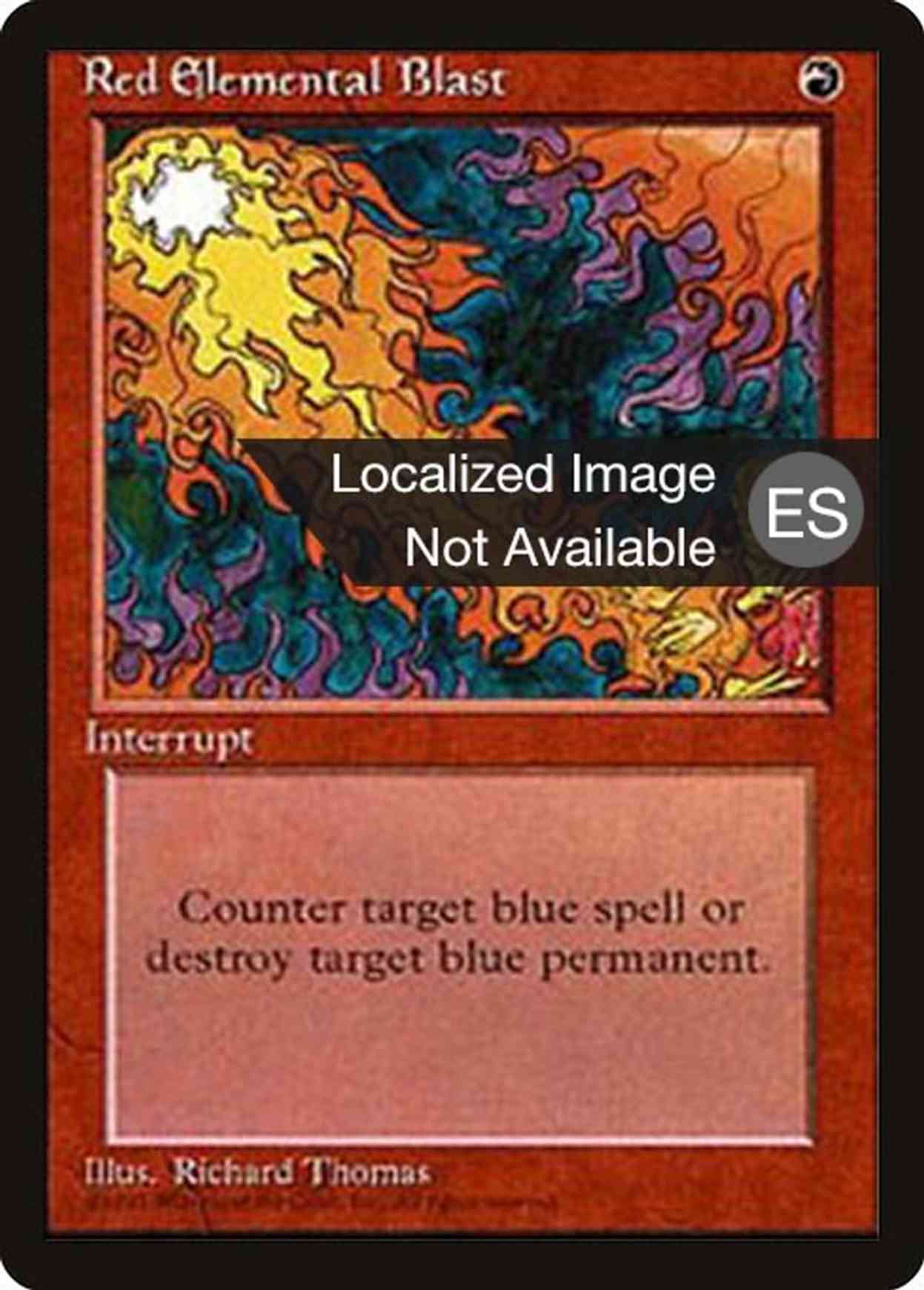 Red Elemental Blast Price from mtg Fourth Edition (Foreign Black Border)