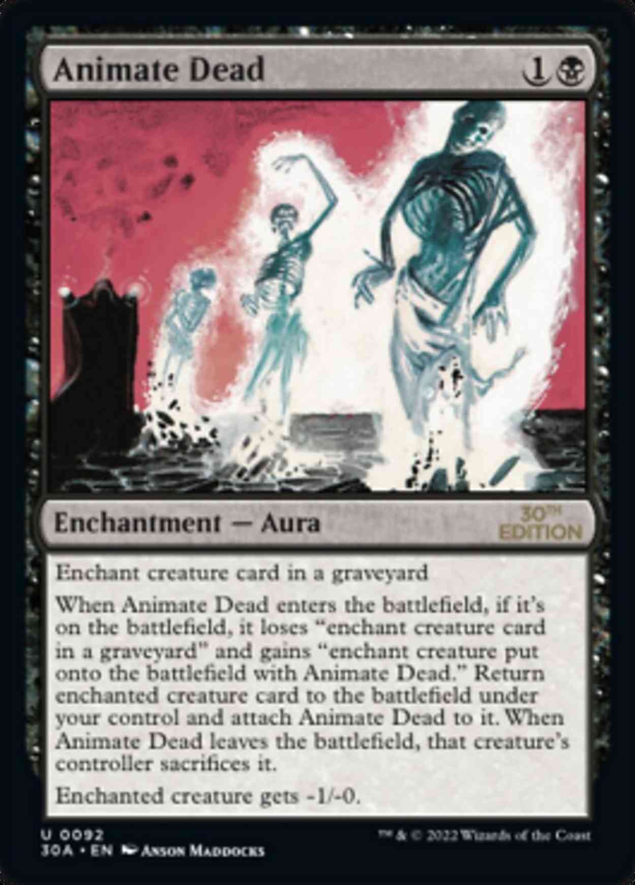 Animate Dead Price from mtg 30th Anniversary Edition