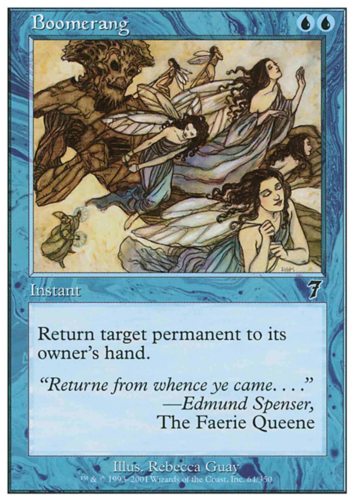 Boomerang Price from mtg Seventh Edition