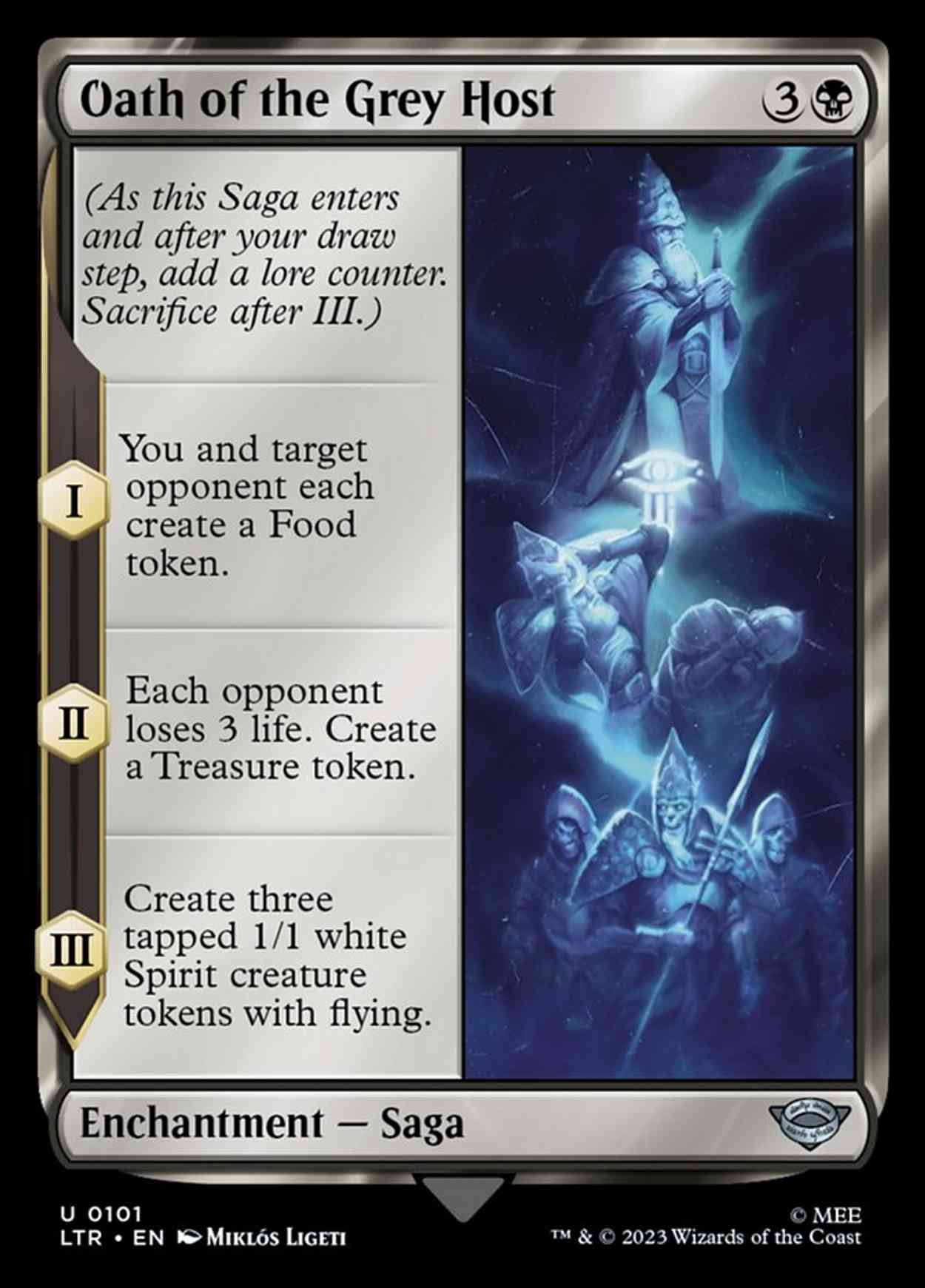 Oath of the Grey Host Price from mtg The Lord of the Rings: Tales of ...