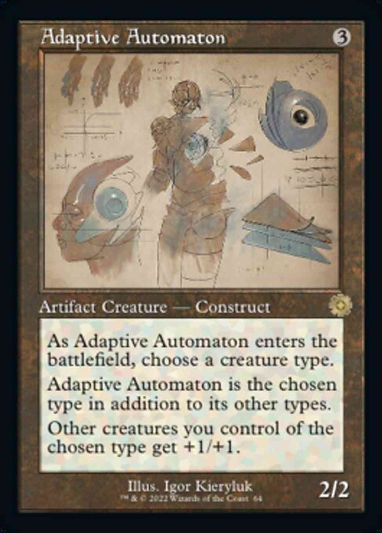 Adaptive Automaton (Schematic) Price from mtg The Brothers' War Retro ...