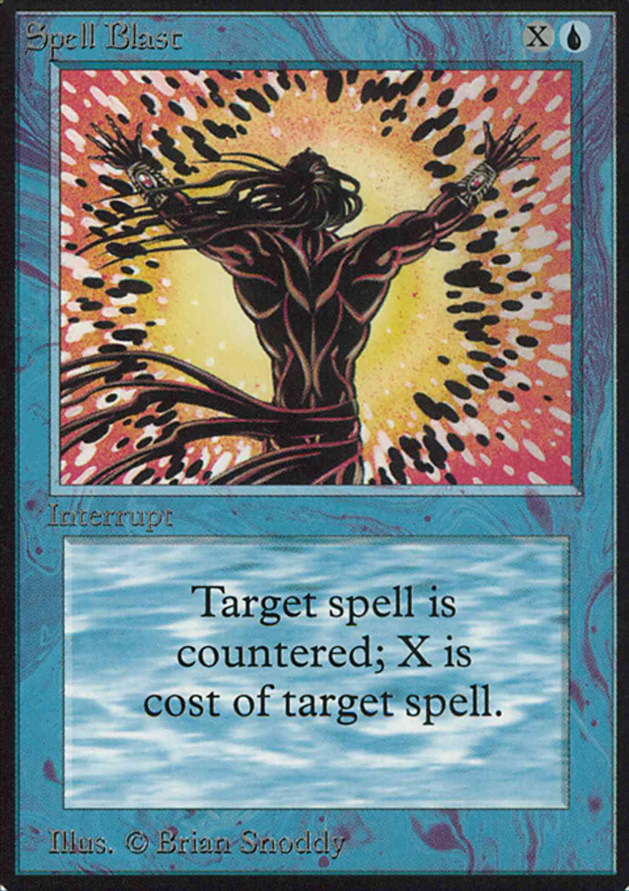 Spell Blast Price from mtg Limited Edition Alpha