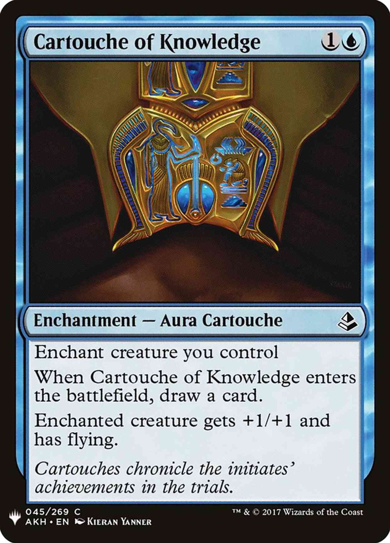 Cartouche of Knowledge Price from mtg Mystery Booster