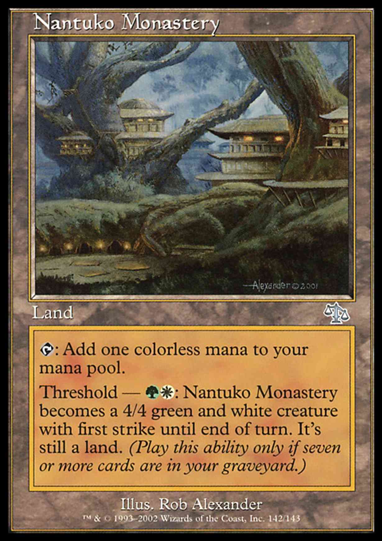 Nantuko Monastery Price from mtg Judgment