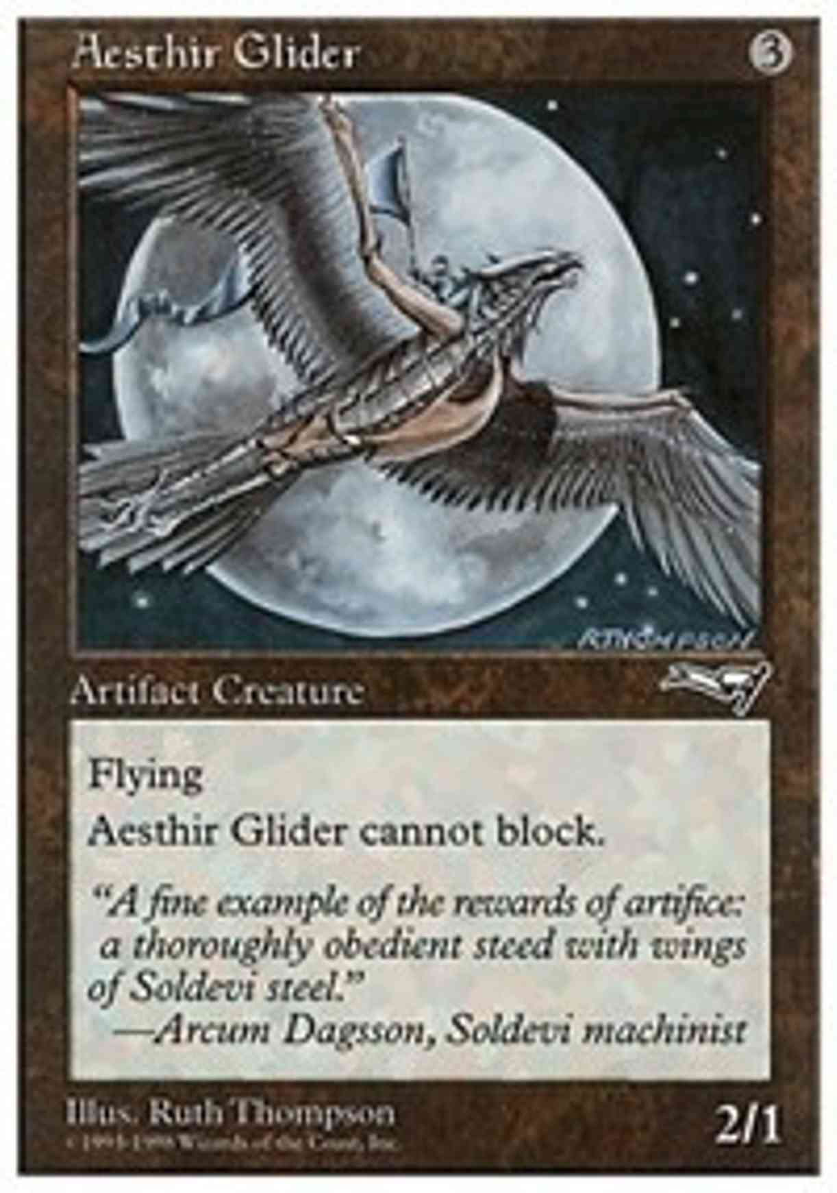 Aesthir Glider Price from mtg Anthologies