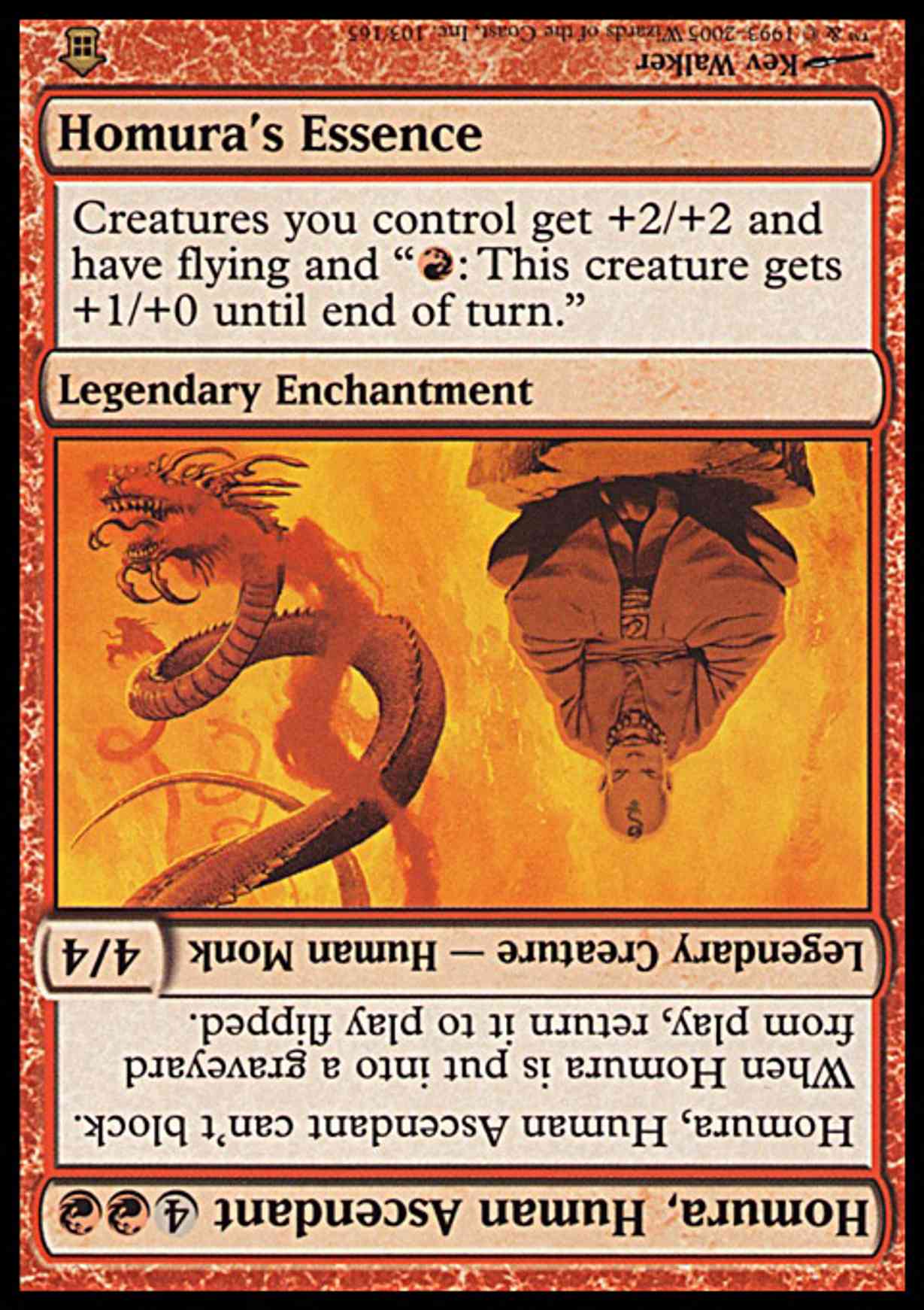 Homura, Human Ascendant Price from mtg Saviors of Kamigawa