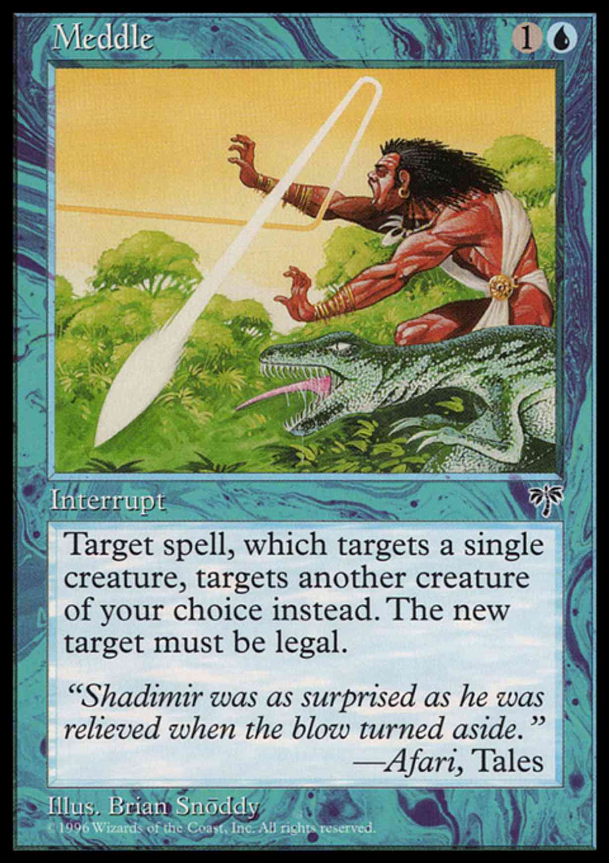 Meddle Price from mtg Mirage