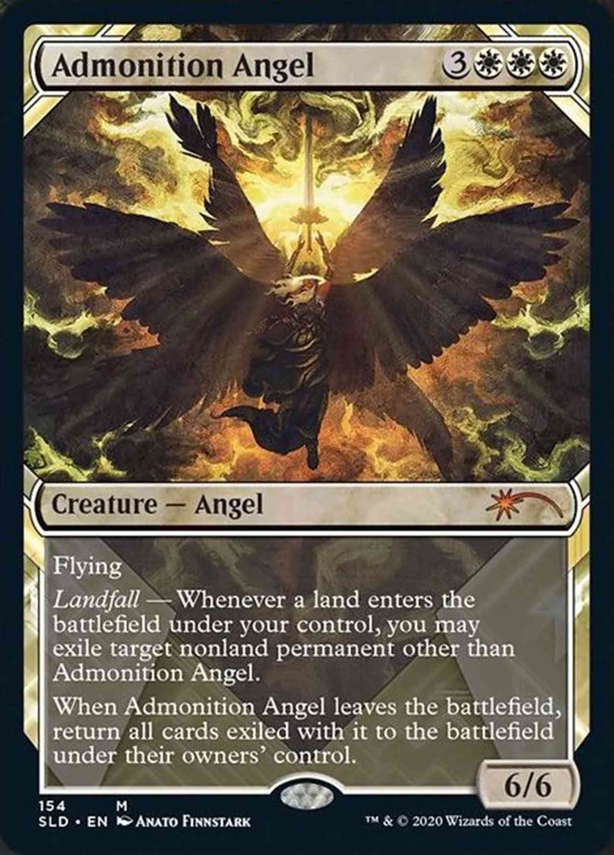 Admonition Angel (Showcase) Price from mtg Secret Lair Drop Series