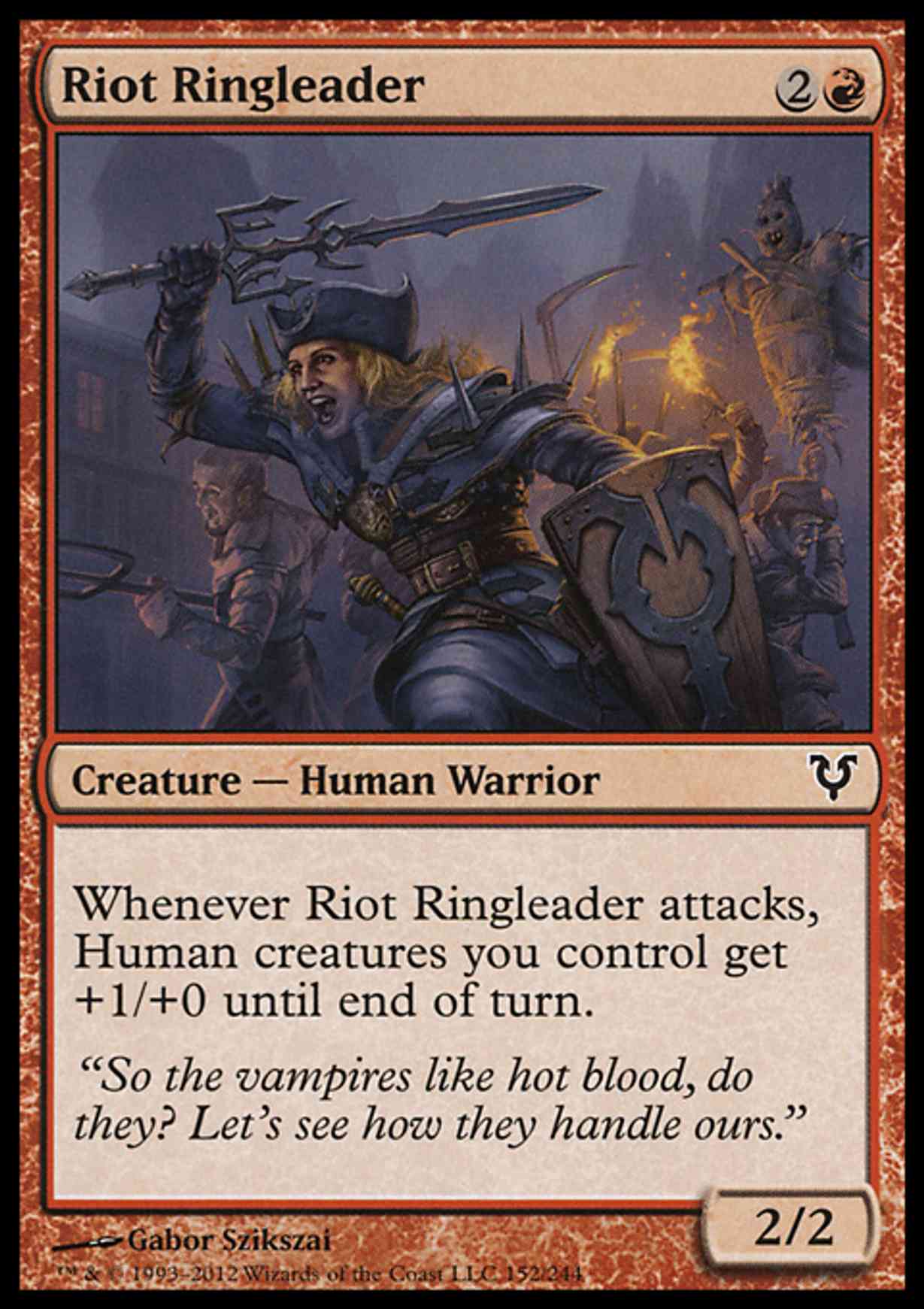 Riot Ringleader Price from mtg Avacyn Restored
