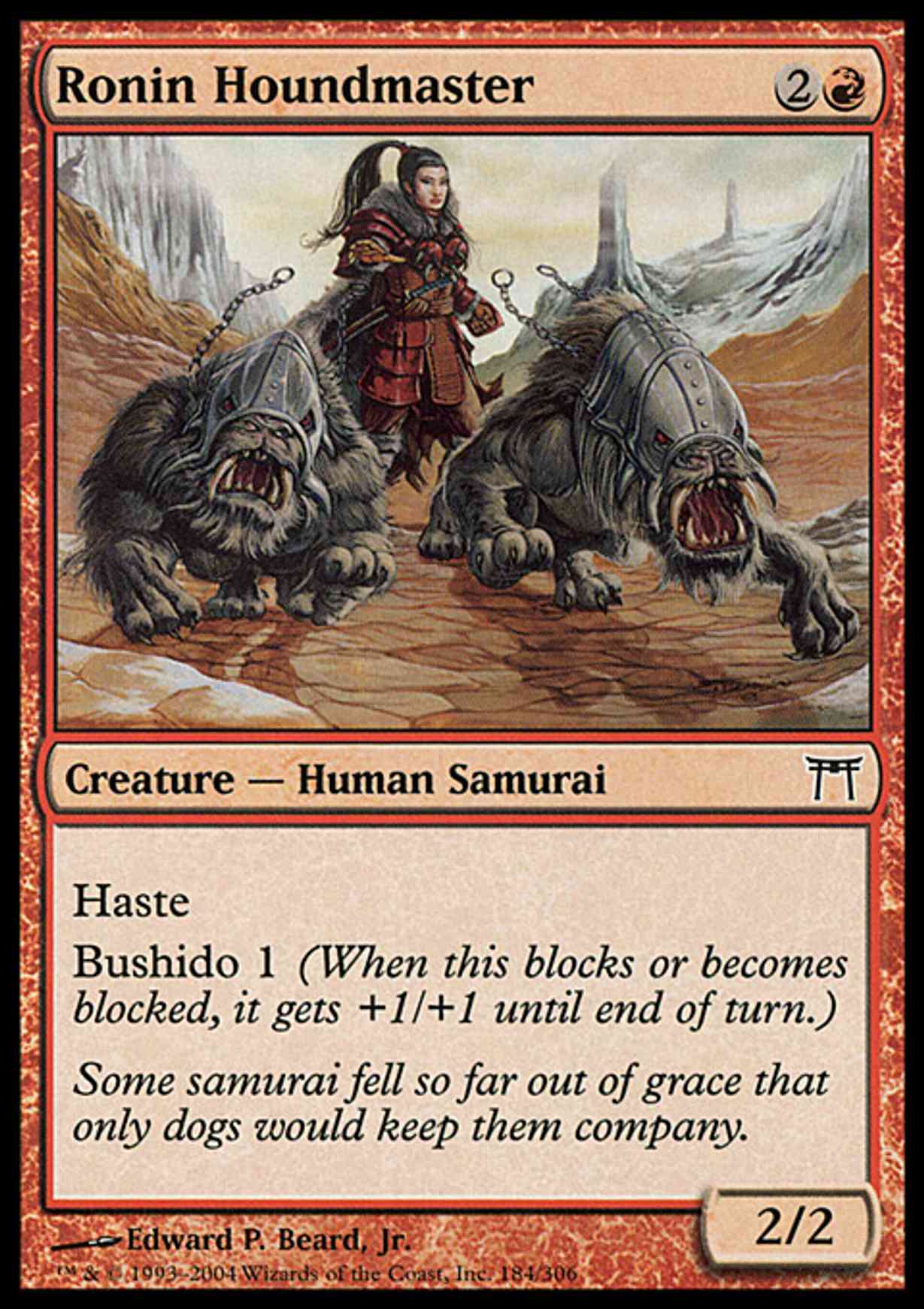 Ronin Houndmaster Price from mtg Champions of Kamigawa