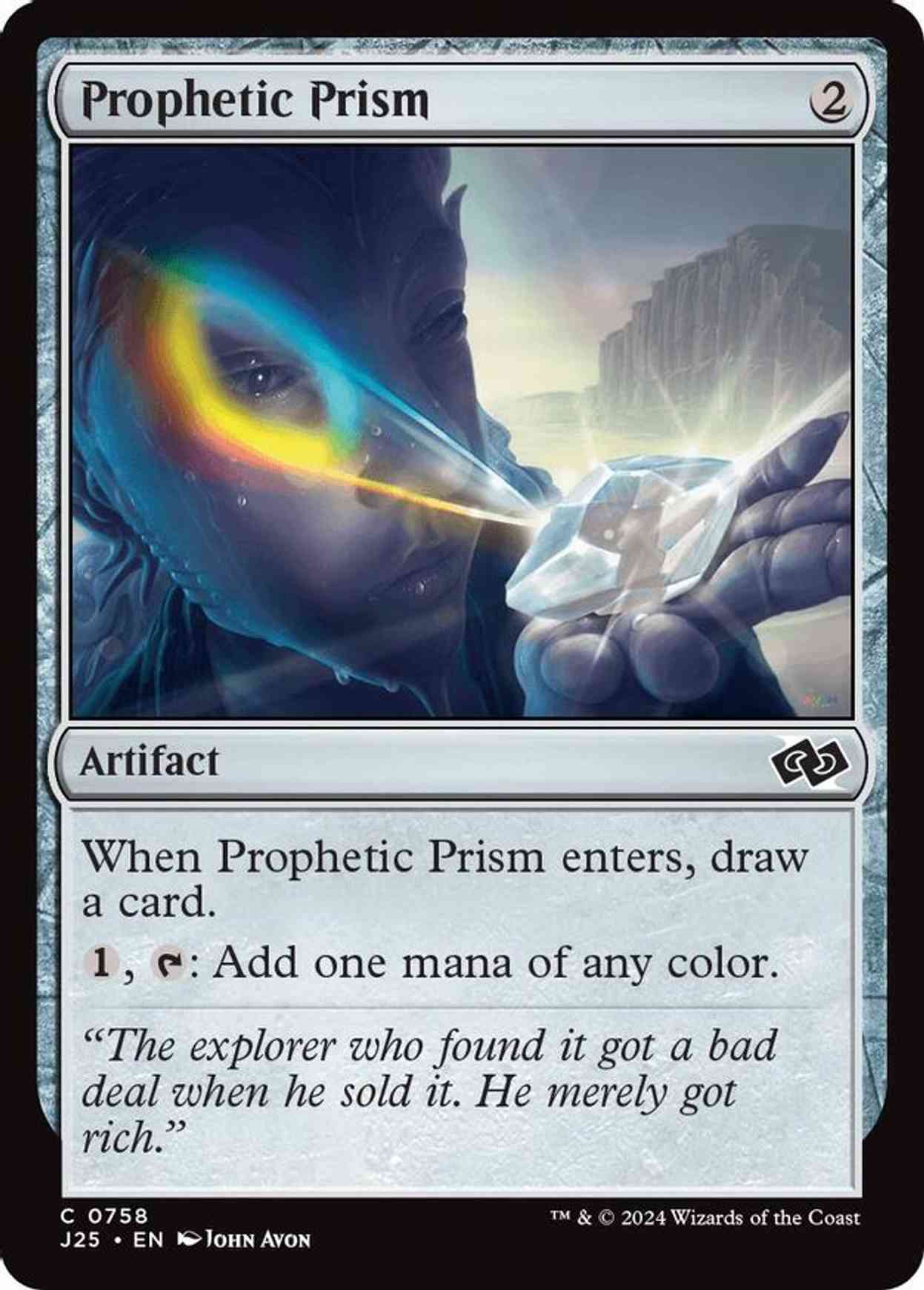 Prophetic Prism Price from mtg Foundations Jumpstart