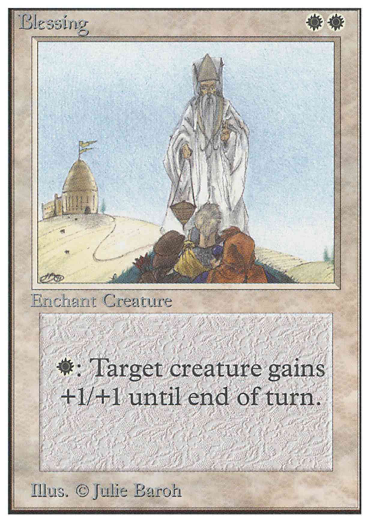 Blessing Price from mtg Unlimited Edition