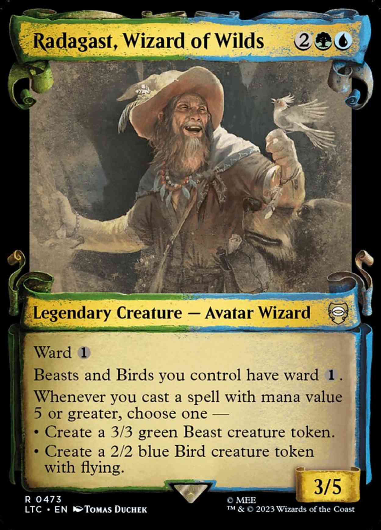 Radagast, Wizard of Wilds (Showcase Scrolls) Price from mtg Tales of ...