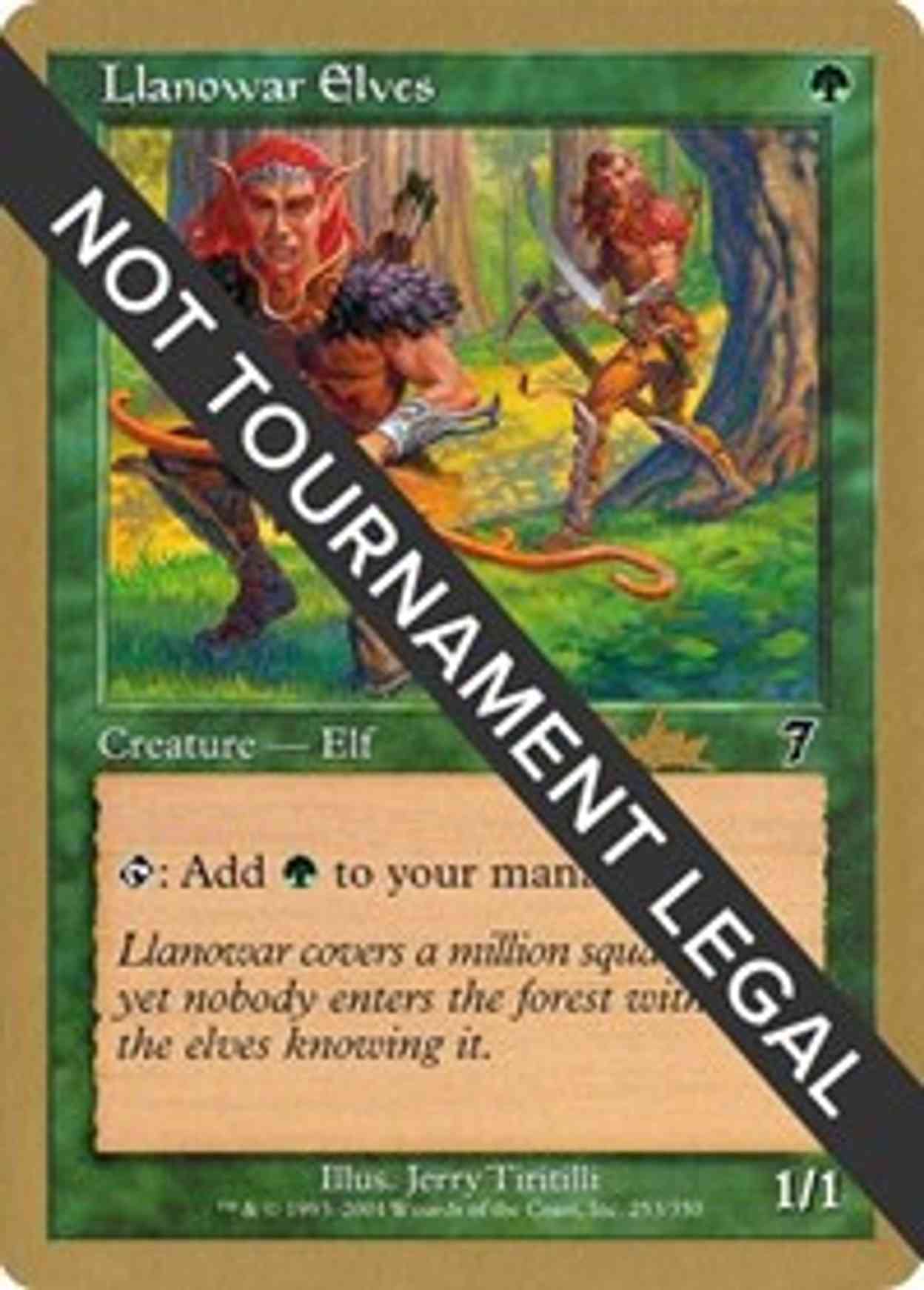 Llanowar Elves - 2002 Brian Kibler (7ED) Price from mtg World ...
